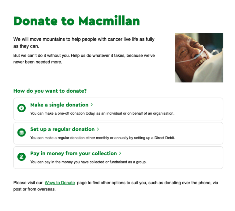 Rating the digital fundraising experiences of 5 top charities